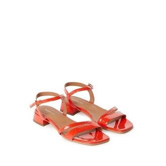 Saison 1865 Sandales plates en cuir COLOMBE