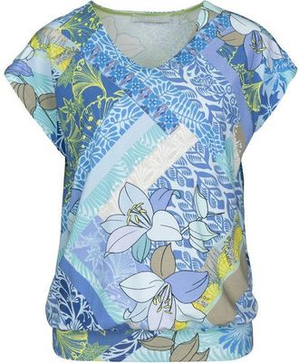 bianca Print-Shirt JULIE mit angesagtem Allover-Dessin in Trendfarben