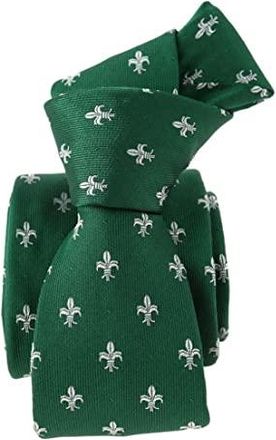 Tony & Paul Cravate. Fleurs de Lys - BOURBON, Soie. - Motifs - FABRIQUE EN ITALIE