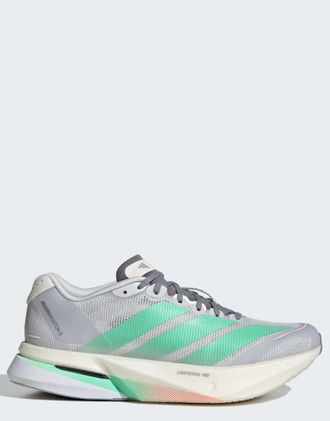 adidas adidas Performance - Adizero Boston 13 EQT - Chaussures - Gris fonc&eacute;/menthe/poussi&egrave;re
