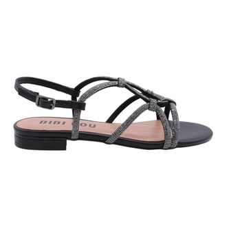 Bibi Lou Femme, Chaussures, Noir, Taille: 36 EU Sandalette Élégante avec Détail Seal