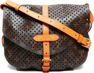Louis Vuitton 2011 Florence Sommeil Schultertasche mit Monogramm - Braun