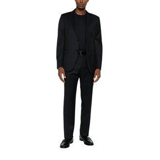 Ermenegildo Zegna Costume en Laine et Mohair - Homme - Costumes - Bleu - Taille: 3XL