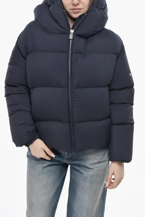 Bacon Einfarbige Daunenjacke CLOUD Mit Kapuze Bacon