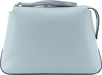 Pinko Pinko, Femme, Sacs, Bleu, Taille: ONE Size Trousse de beaut&eacute; en cuir avec logo