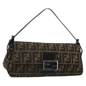 Fendi Pre-owned Zucca Canvas Schultertasche - - Pre-owned - Damen - Braun - ONE SIZE