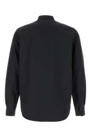 Jil Sander Mens Black Polyester Shirt 001 Exterior: Camicie