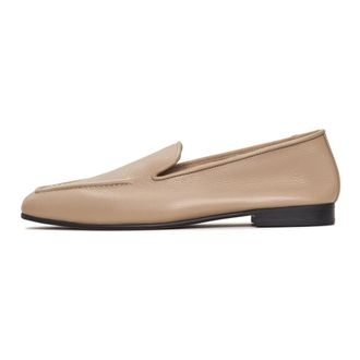Cesare Gaspari Klassische Lederslipper Lidia - Beige - - Shoes - Damen - Beige - 40 EU