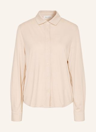 Marc O'Polo Marc Opolo Hemdbluse Aus Jersey beige