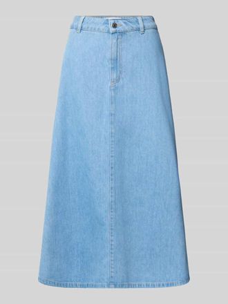 Comma Maxirock in Denim-Optik mit Lyocell-Anteil