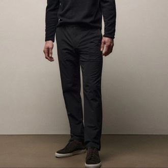 James Perse Mens High Performance Pant Black Trousers