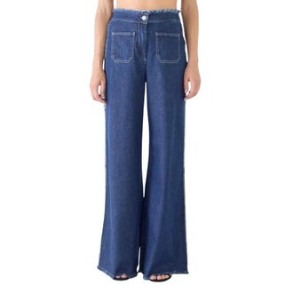 Shaft Femme, Jeans, Bleu, Taille: W25 Polly Wide Leg Jeans