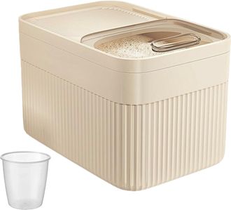 Generic Reisbeh&auml;lter - Gro&szlig;volumige Getreide Aufbewahrungsbox Mit Messbecher, Sp&uuml;lmaschinengeeigneter Vorratscontainer, Langlebiger Lebensmittel Organizer, Tr