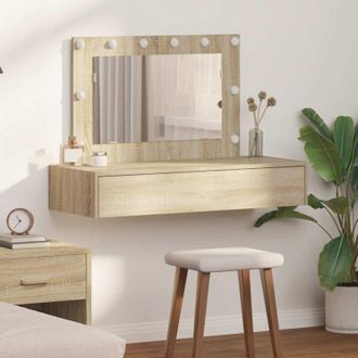 vidaXL Table de Toilette Marron 100 x 40 x 70 cm Bois ding&eacute;nierie Vidaxl