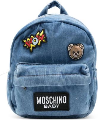 Moschino unisex, Sacs, Bleu, Taille: ONE Size Backpack