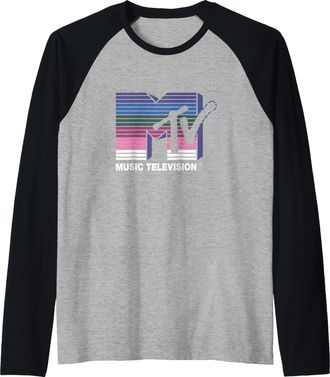 Giesswein Pastellfarben Farbverlauf MTV-Logo Raglan