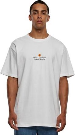 Mister Tee K-Pop Heavy Oversize Tee T-Shirt, White, 5XL Homme