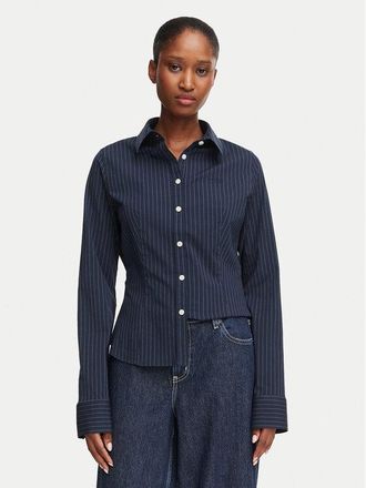 Guess Hemd W6YH11 W2835 Dunkelblau Slim Fit