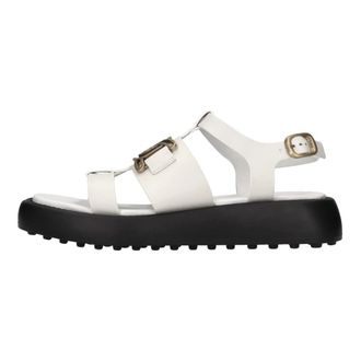 Tod's Femme, Chaussures, Blanc, Taille: 40 EU Tods Sandales White