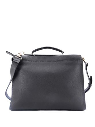 Fendi Selleria Peekaboo Fit Bag Leather Regular satchel - Gris