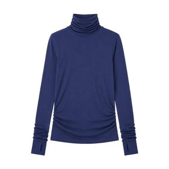 Thom Krom W TS 637 Longsleeve - Femme - Pulls - Bleu - Taille: 38 FR
