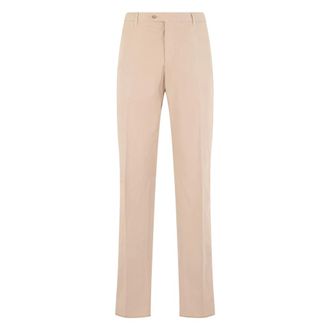 Fedeli Homme, Pantalons, Beige, Taille: 4XL Pantalon Chino