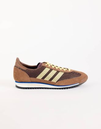 adidas Originals SL 72 OG - Sneaker in Braun und Gelb