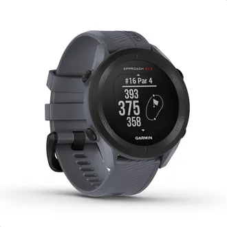 Garmin Approach S12 - GPS-Golfuhr mit Schlagweitenmessung & Distanzangaben zum Gr&uuml;n/Hindernissen auf 42.000 Golfpl&auml;tzen. 1,3 Display mit einfacher Bedienung 