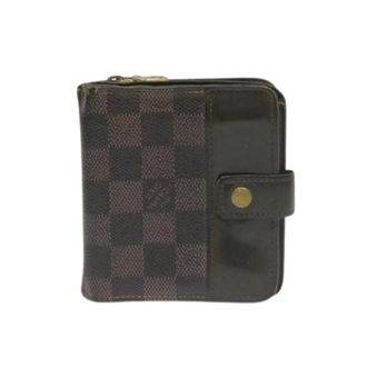 Louis Vuitton Pre-owned Compact Zip Damier Wallet - - Pre-owned - Damen - Braun - ONE SIZE