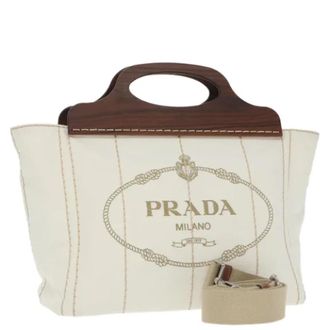 Prada Pre-owned Tote Bag - - Pre-owned - Damen - Wei&szlig; - ONE SIZE