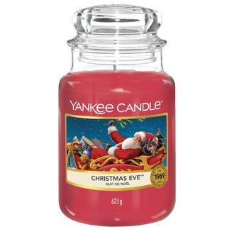 Yankee Candle Company Duftkerze im Glas (gro&szlig;) | Christmas Eve | Kerze mit langer Brenndauer bis zu 150 Stunden | Perfekte Geschenke f&uuml;r Frauen