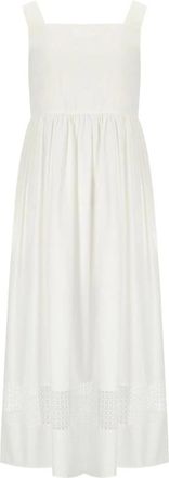Max Mara Femme, Robes, Blanc, Taille: 36 FR Gola Dress