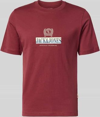 Jack & Jones T-shirt mit Label-Print Modell FREDERIKSBERG