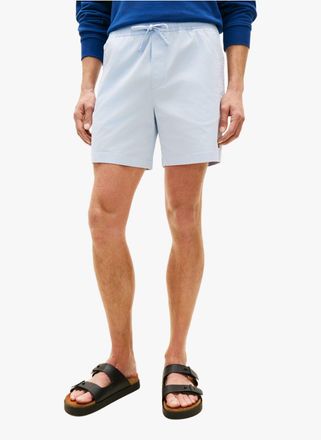 Tommy Hilfiger Short droit Dover &agrave; logo en coton m&eacute;lang&eacute;