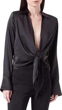 HUGO BOSS Eke Blouse, Noir 1, 32 Femme
