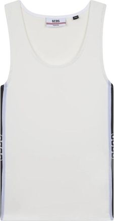GCDS Tank Top - - Tops - Damen - Wei&szlig; - S