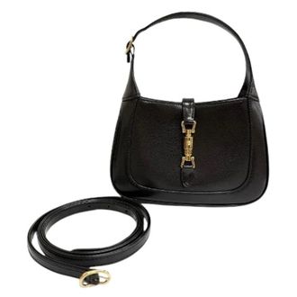 Gucci Pre-owned Jackie 1961 Mini Sac Bandouli&egrave;re en Cuir 2-en-1 - Femme - Pre-owned - Noir - Taille: ONE Size