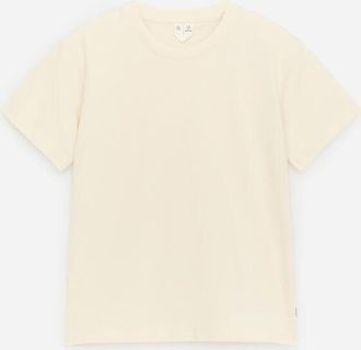 Arket T-Shirt Mit Rundhalsausschnitt -Gelb