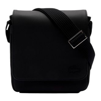 Lacoste Klassische Schultertasche in Schwarz - - Bags - Herren - Schwarzk - ONE SIZE