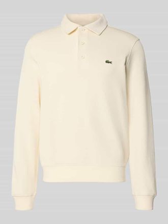 Lacoste Regular Fit Sweatshirt aus reiner Baumwolle