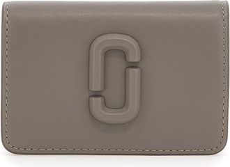 Marc Jacobs The Business Card Holder, Wallet Femme, Béton, Taille Unique