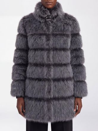 Patrizia Pepe Pelzmantel Damen Farbe Blau