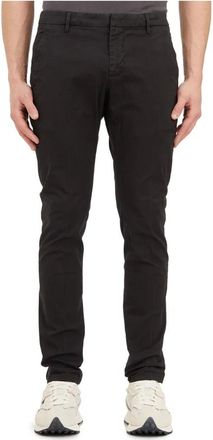 Dondup Homme, Pantalons, Noir, Taille: W36 Chinos Coupe Ajust&eacute;e