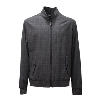 Selected Graue karierte Jacke - - Sweatshirts & Hoodies - Herren - Blau - M
