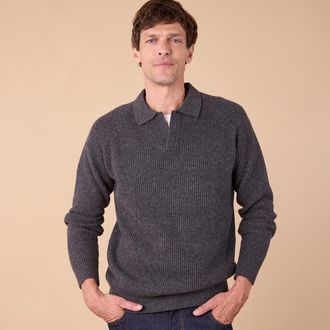 Bexley Brennen - Pull homme gris gris anthracite chin&eacute;