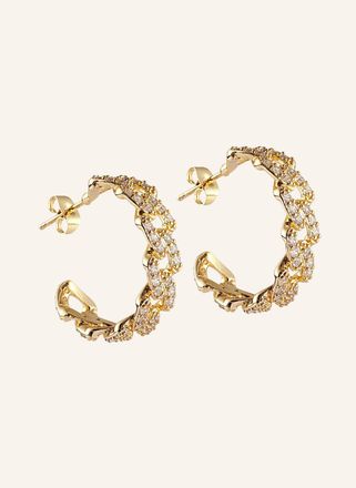 Crystal Haze Crystal Haze Ohrringe Mexican Chain Earrings By Glambou gold