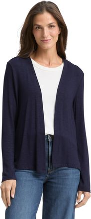 Tom Tailor Damen Basic Sommer Cardigan, sky captain blue, XXXL