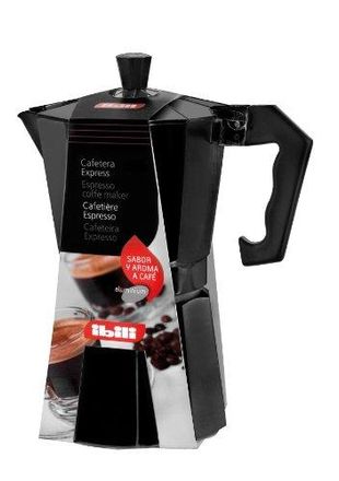 Ibili Express-Kaffeekocher Bahia Negra, 1 Tasse, 50 ml, Aluminium