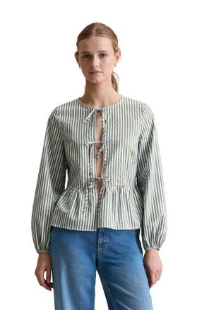 Marc O'Polo Denim Langarmbluse aus Baumwoll-Dobby