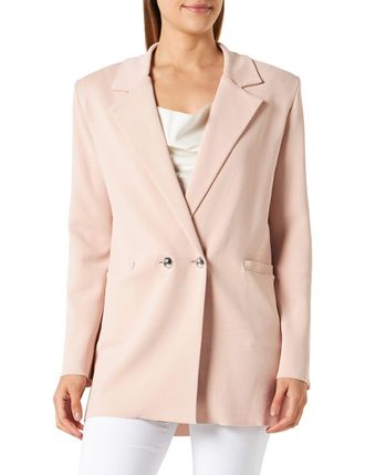 Pinko Damen Rovescio Punto Milano T Business-Anzug Jacke, N97_rosa-Rauch-rosa, XXS